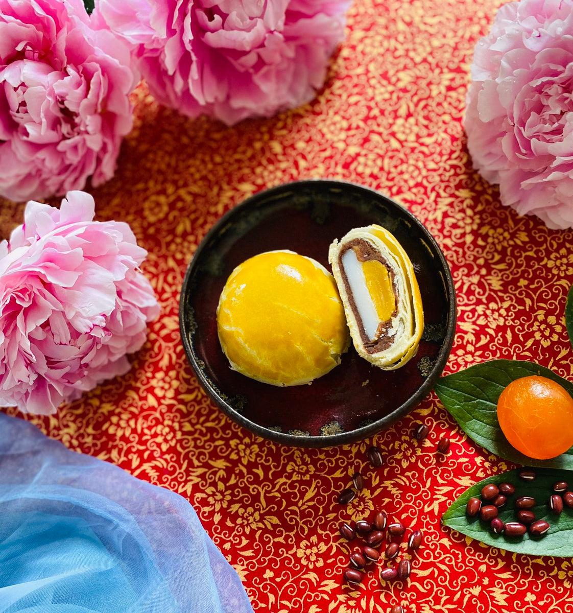 Red Bean, Salted Duck Egg Yolk & Mochi Pastry – kang chiao